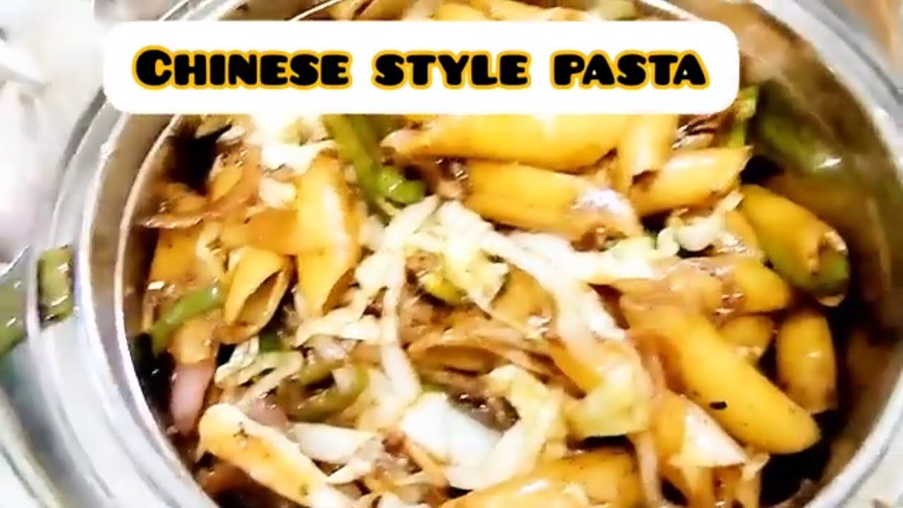 chinees pasta, street style pasta, spicy chilli pasta, kids favorite ...