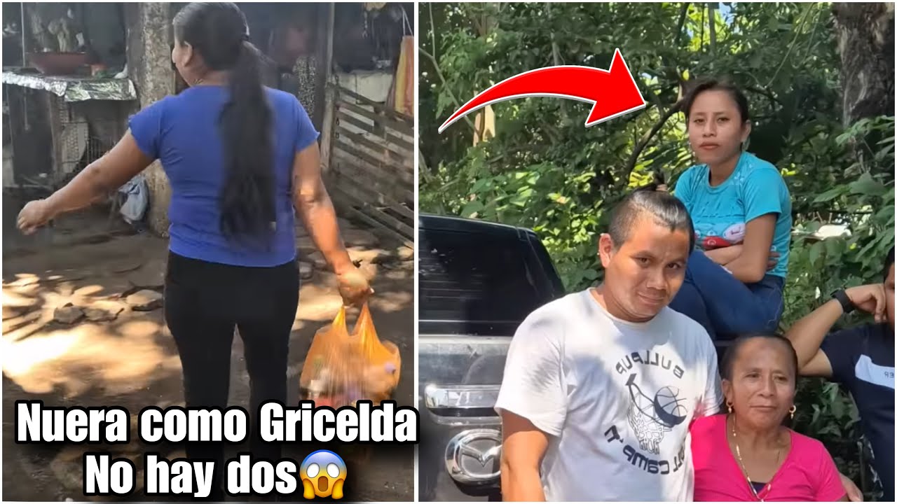 Gricelda llegó con aguas para su suegra y cuñada /la Tuty llegó con ...