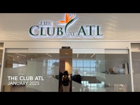 ATL Priority Pass Lounge - The Club ATL (Jan 2025) - YouTube