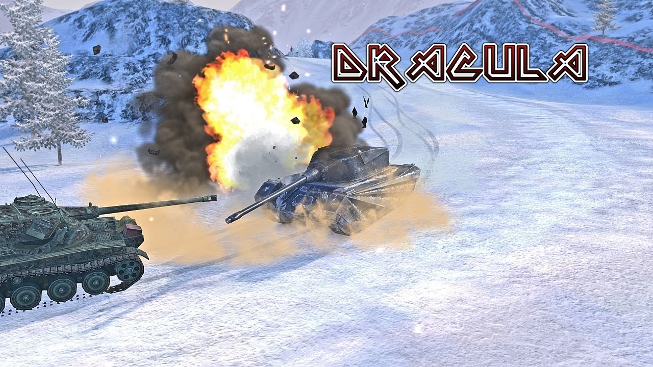 World of Tanks Blitz Replay: Dracula Medium Tank - YouTube