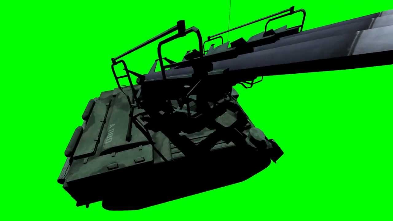 heavy sam surface to air missile carrier green screen 3d model ...