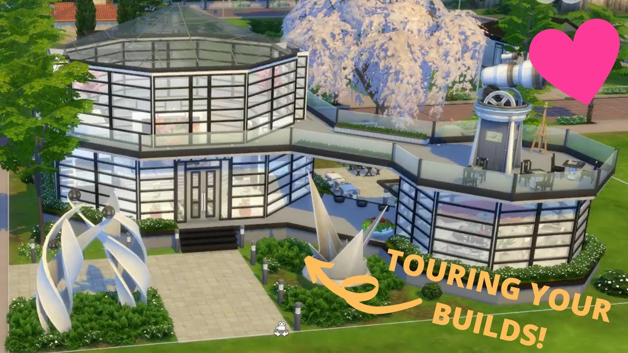 TOURING YOUR BUILDS | Build Newcrest Challenge #4 | The Sims 4 - YouTube
