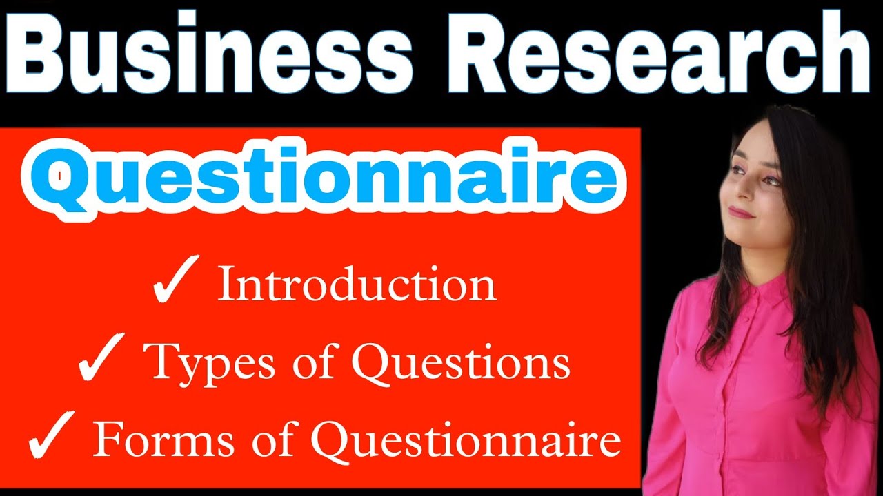Questionnaire Design Procedure | types of questions | types of ...