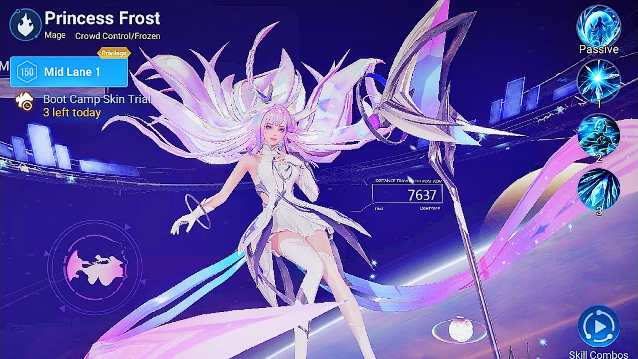 New Princess Frost Celestial Concert | Limited Skin | Honor of Kings ...