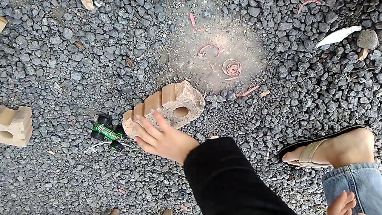 Gun cap exploding - YouTube