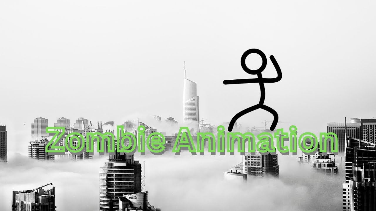 Zombie animation - YouTube