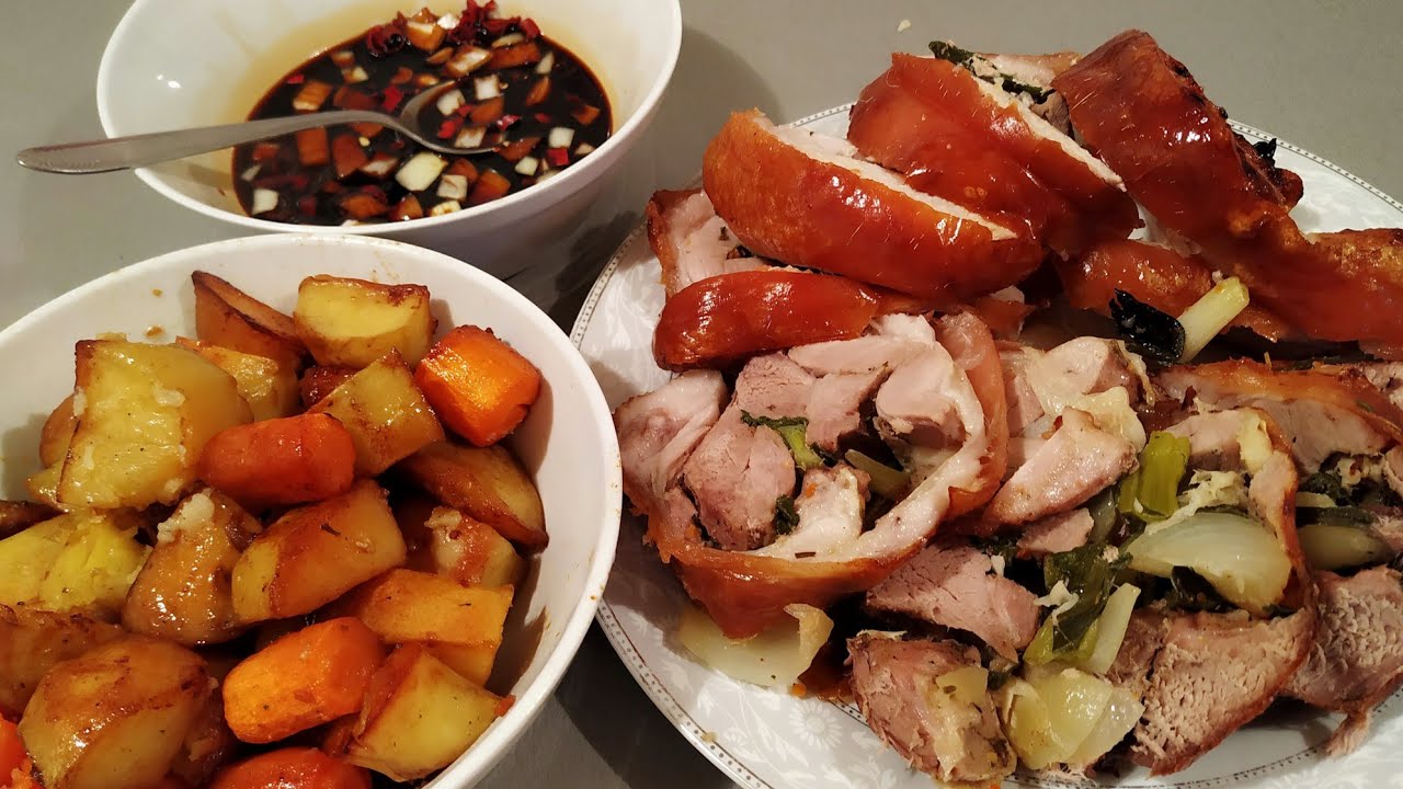 Oven Baked Pork Belly Lechon - YouTube