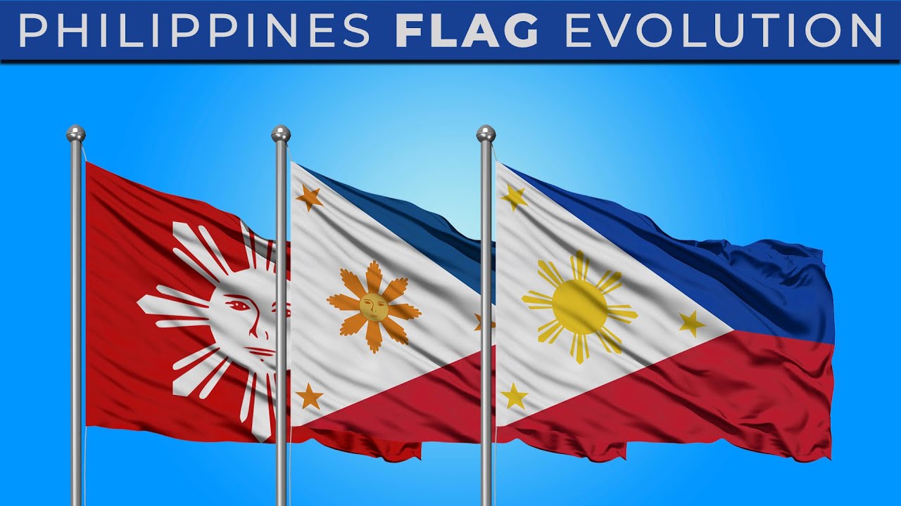 Philippines Flag Evolution (1897-Today) | evvvvvolve - YouTube