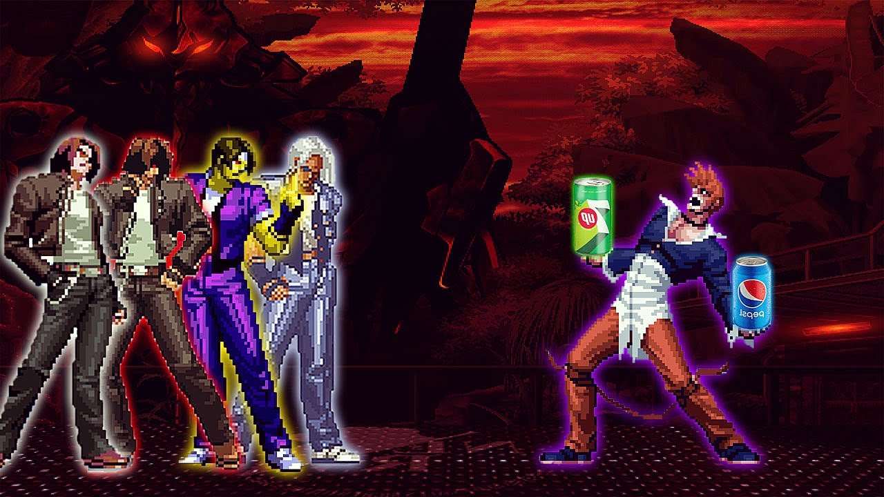 [KOF MUGEN] SB Yagami Vs Super Kyo Kusanagi Team - YouTube