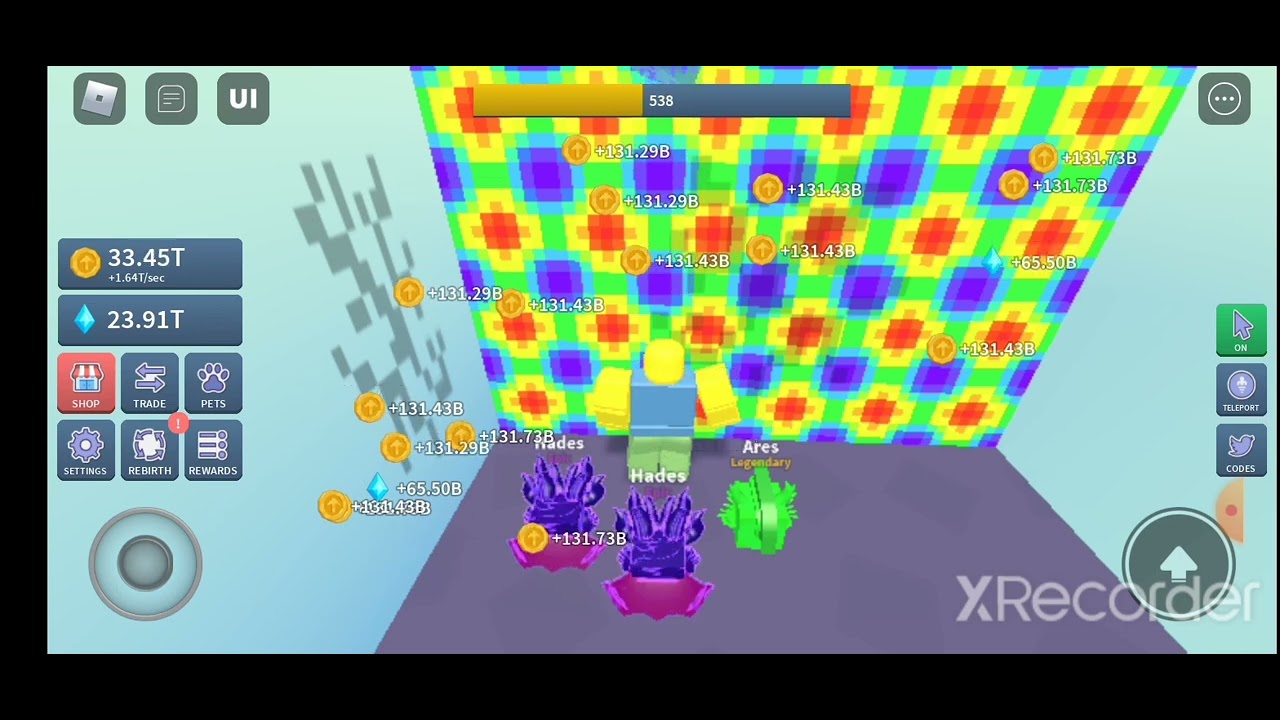 I MINED RAINBOW WALL IN MINING CLICKER SIMULATOR - YouTube