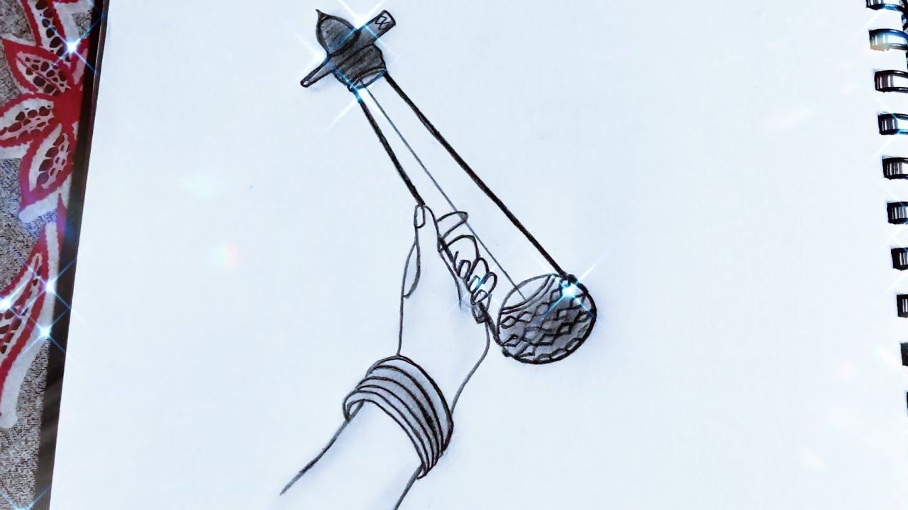 How to Draw Ekta Ra step by step // Monochord Drawing - YouTube