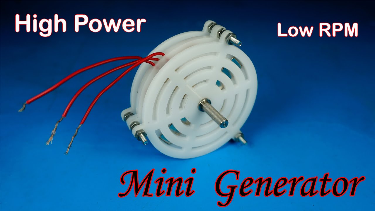 DIY project | How to make mini generator - YouTube