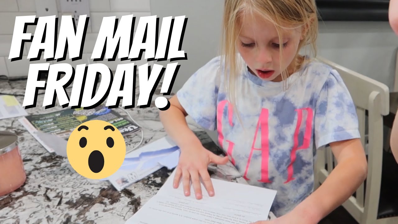 OPENING MYSTERY FAN MAIL | FAN MAIL FRIDAY | WE ARE BLESSED - YouTube