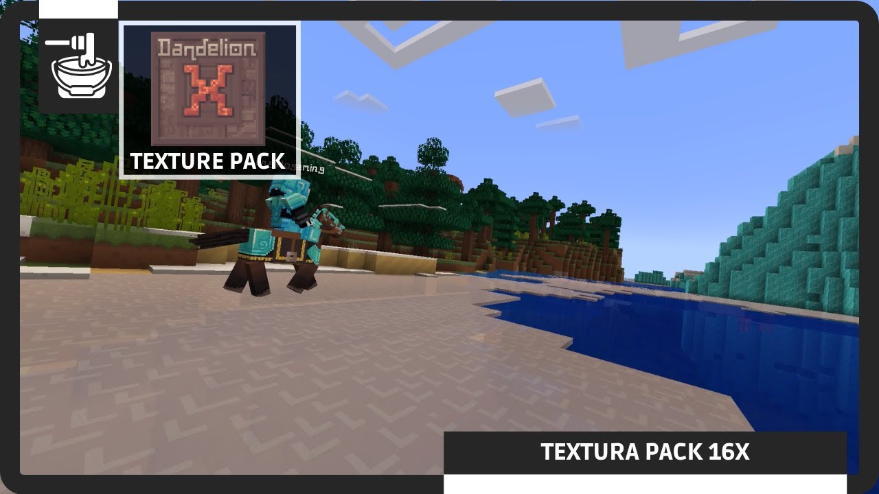 ⏹ Dandelion X 𝐓𝐞𝐱𝐭𝐮𝐫𝐚 x16 𝐩𝐚𝐫𝐚 𝐌𝐢𝐧𝐞𝐜𝐫𝐚𝐟𝐭 1.20 👉 Descargar Resource Pack ...