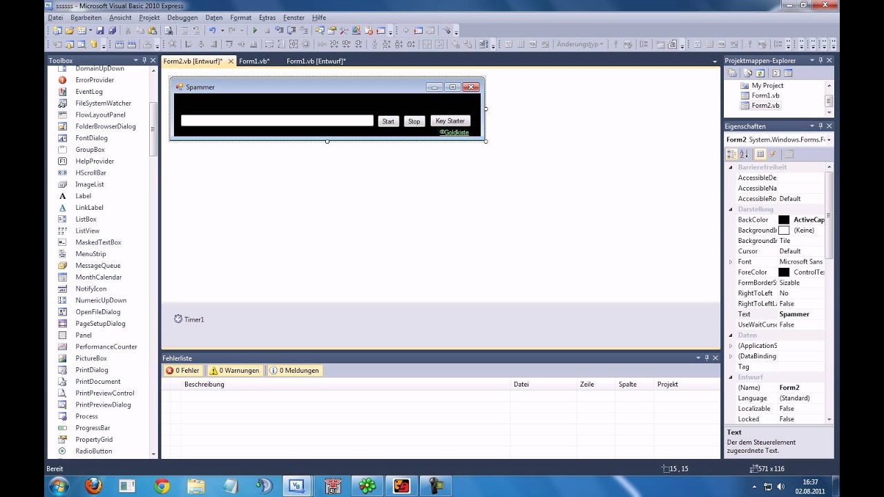 Visual Basic part 2 - YouTube