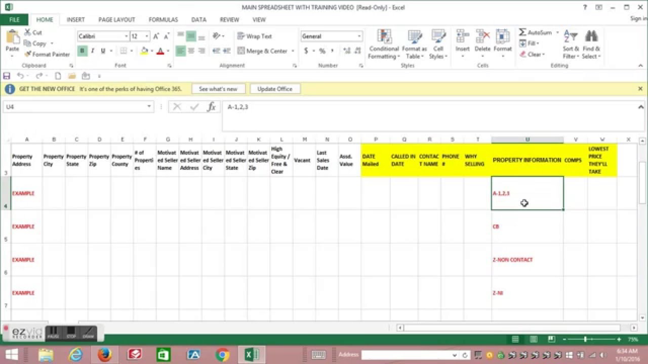 VIDEO INTRODUCTION: Your Main Spreadsheet - YouTube