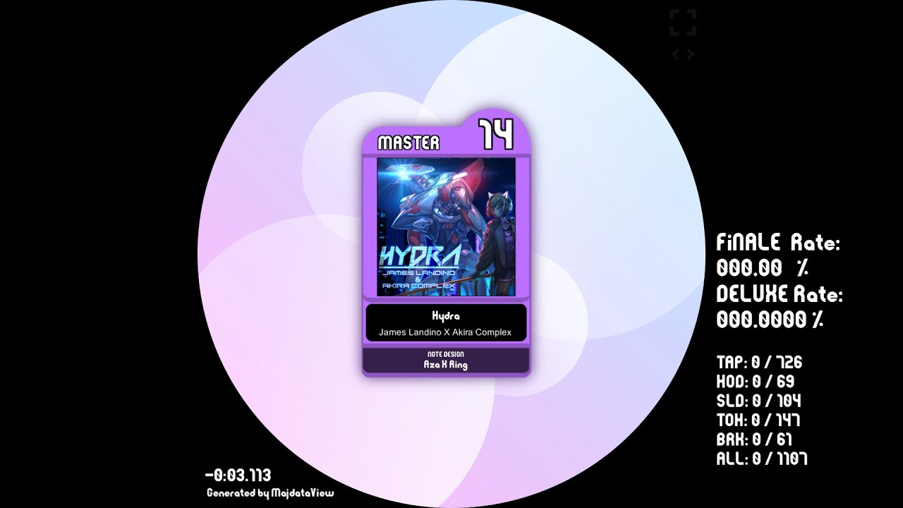 Maimai 創作譜面: Hydra - James Landino X Akira Complex (Lv.14) - YouTube