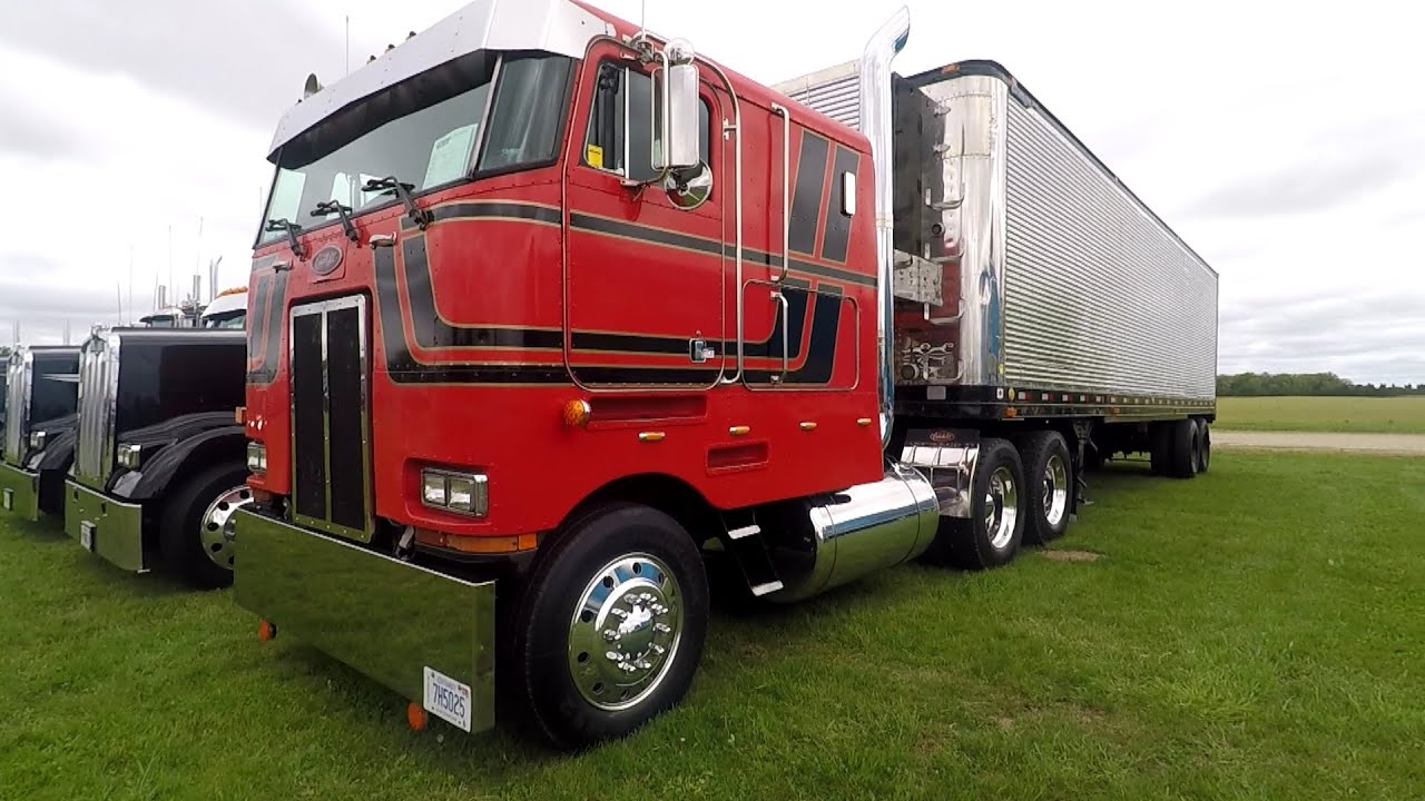 1983 Sweet Red Peterbilt 362 Cabover At The 2025 Woodstock Truck Show ...