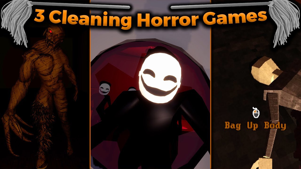 3 Cleaning Horror Games - YouTube