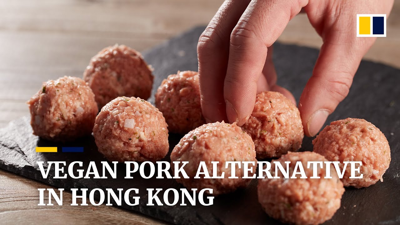 New meat: Hongkongers embrace vegetarian pork alternative - YouTube