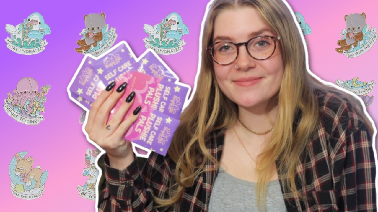 Bright Bat: "Self Care Plushie Pals" *KAWAII* MYSTERY PIN UNBOXING ...