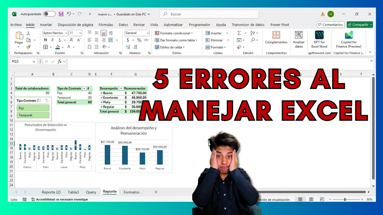 5 Errores FATÁLES en Excel para Recursos Humanos (y cómo evitarlos HOY ...