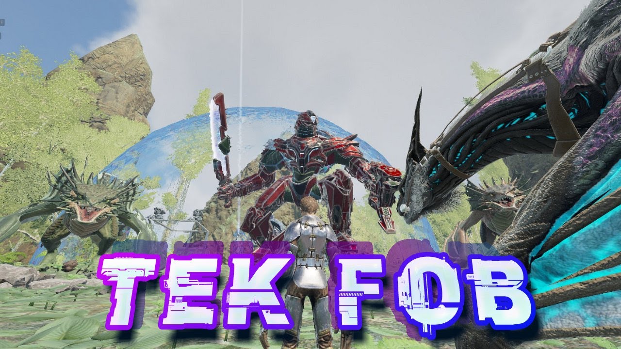 EPIC TEK FOB DEFENSE!!! (5x PvP Server) Ark Survival Evolved PS4 ...