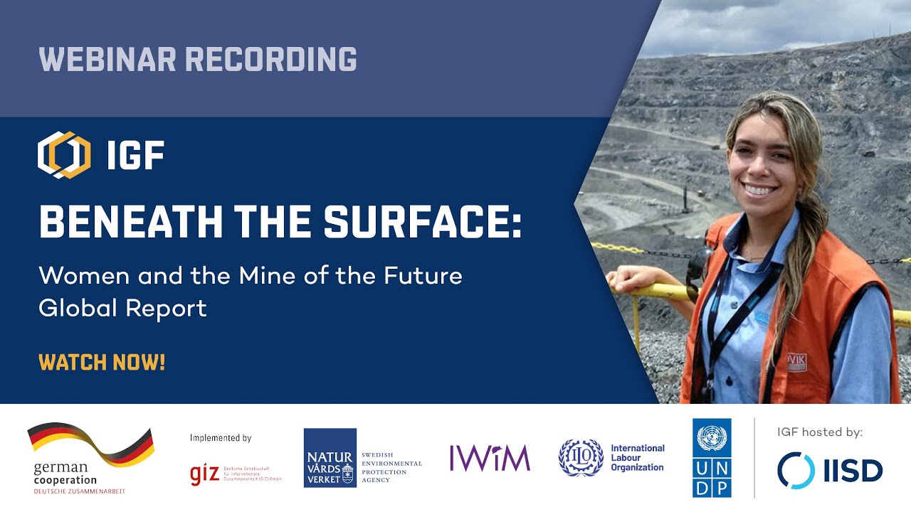 Webinar | Beneath the Surface: Women and the Mine of the Future Global ...