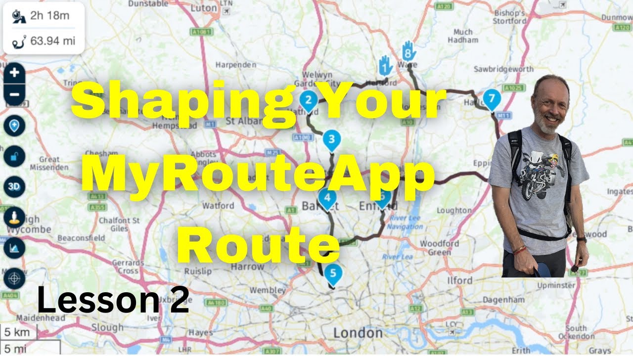 How to Shape Your MyRouteApp Route - The Easy Way. - YouTube