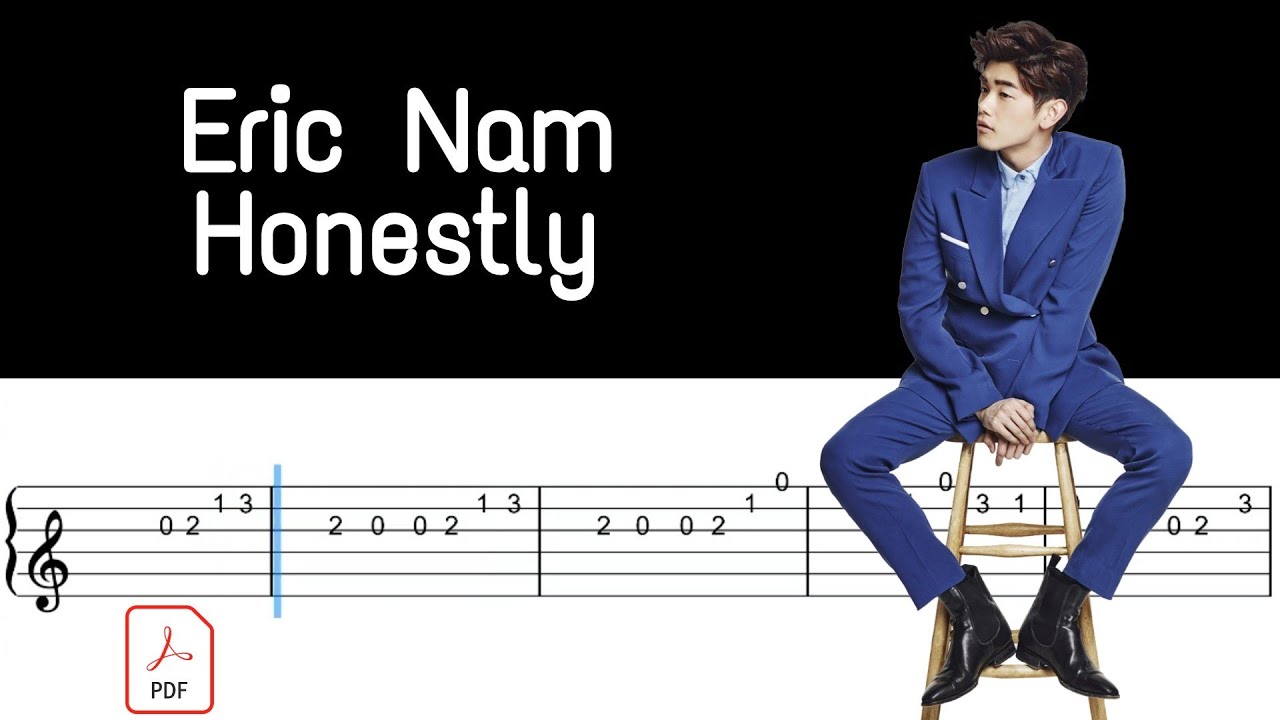 Honestly - Eric nam || Easy Guitar Tabs - YouTube