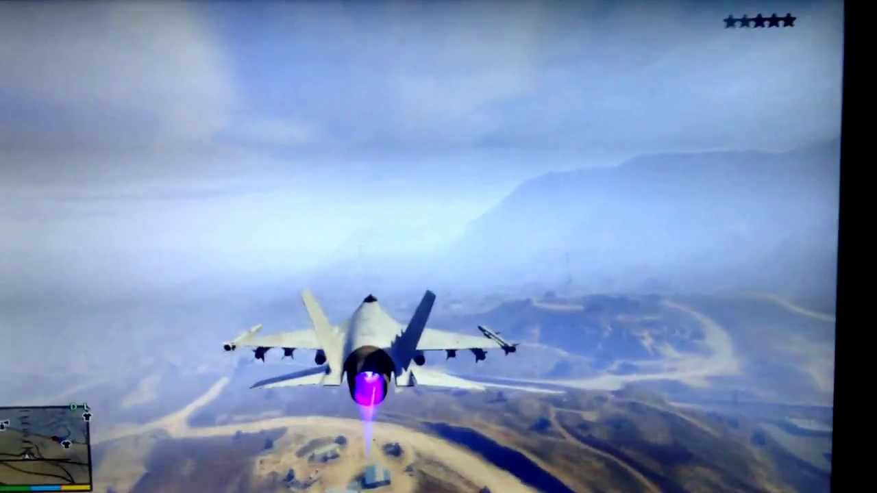 Gta 5 airplane gameplay - YouTube