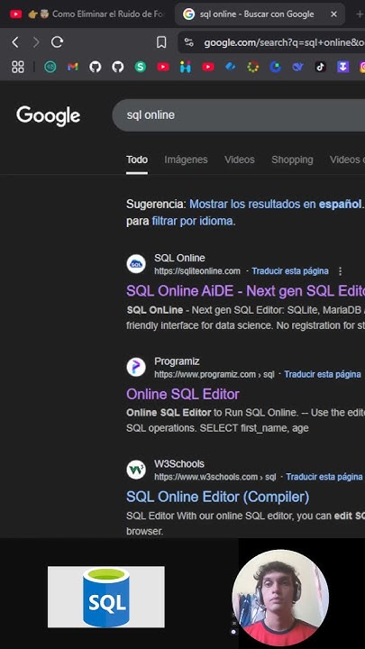Sql en línea 💾💽 #sql #mysql #basededato #basededatos #sqlserver #backend #programacion #software ...
