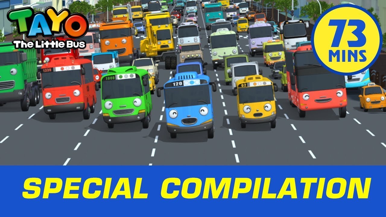 Conozca a los amigos del coche de Tayo (73 minutos) l Tayo El Bus ...