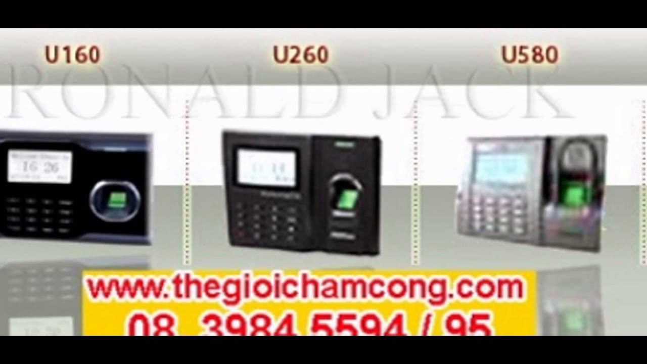 Máy Chấm Công Vân Tay ZK SOFTWARE ICLOCK 680 tại Vũng Tàu - YouTube