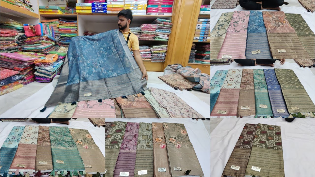 Tasar Organza Silk - YouTube