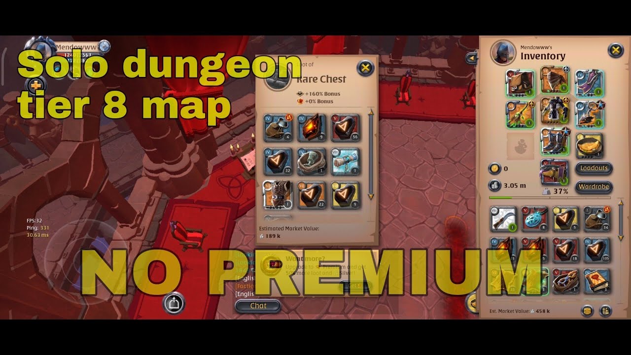 Albion online mobile - Solo dungeon random tier 8 map Black Zone NO ...