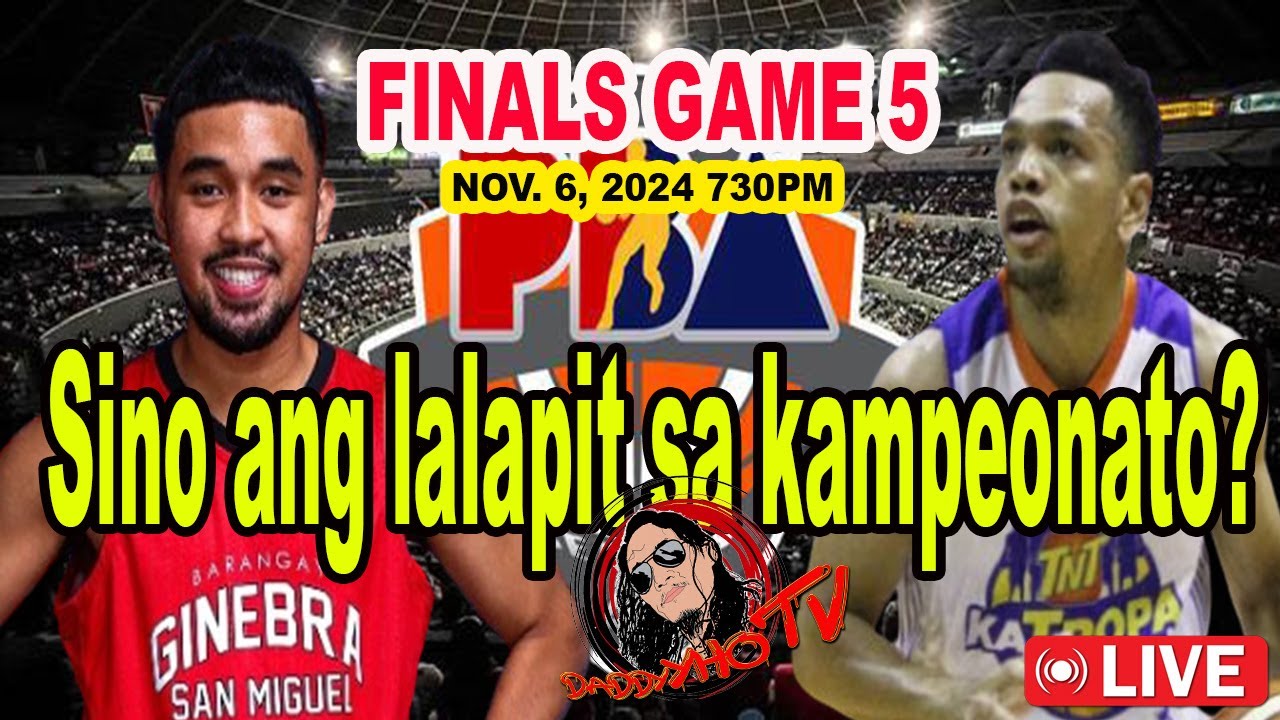 GAME 5 PBA FINALS |GINEBRA VS TNT | LIVE TODAY| NOV 6, 2024 | DaddyYHOTV|#nbalivescore - YouTube
