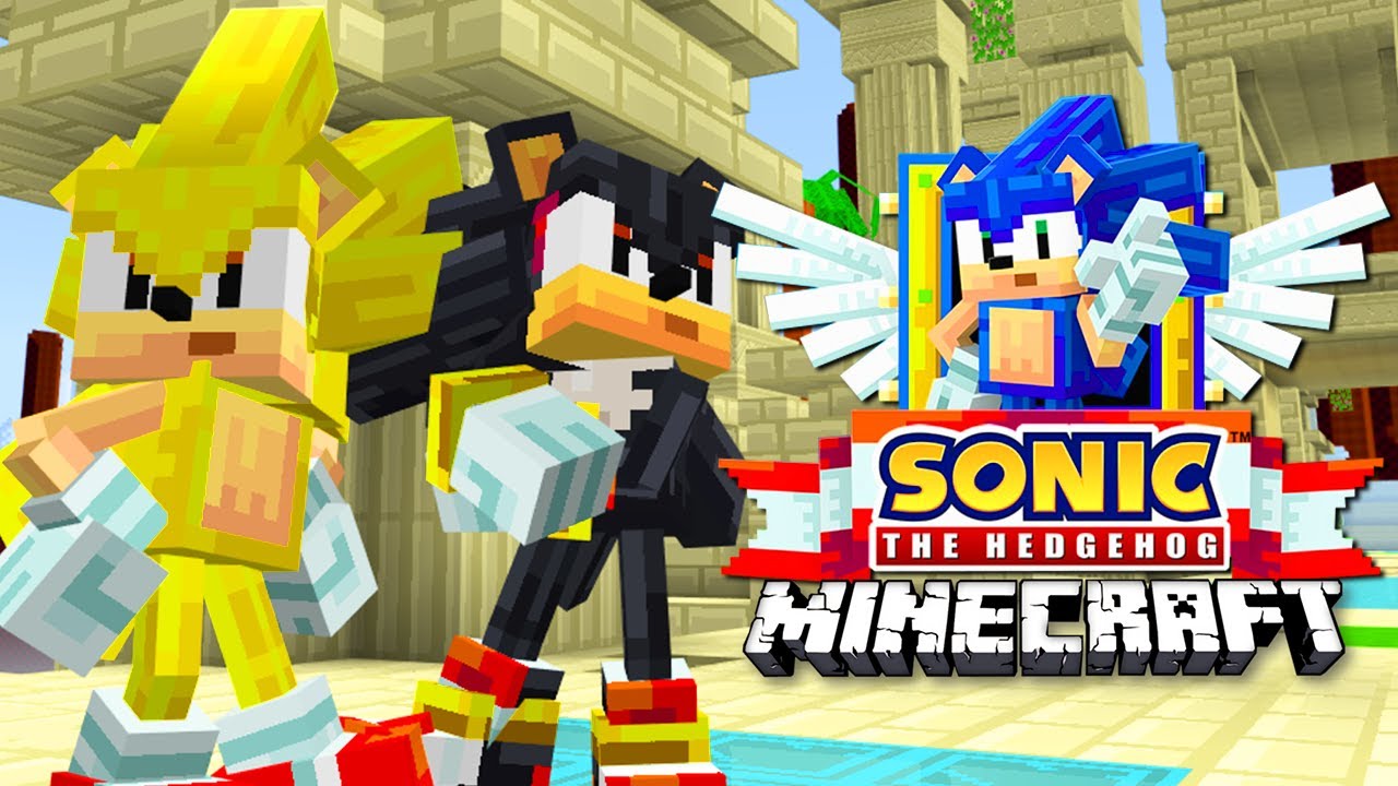Sonic & Shadow Play Minecraft Sonic DLC Part 3 - SUPER SONIC!! (END ...
