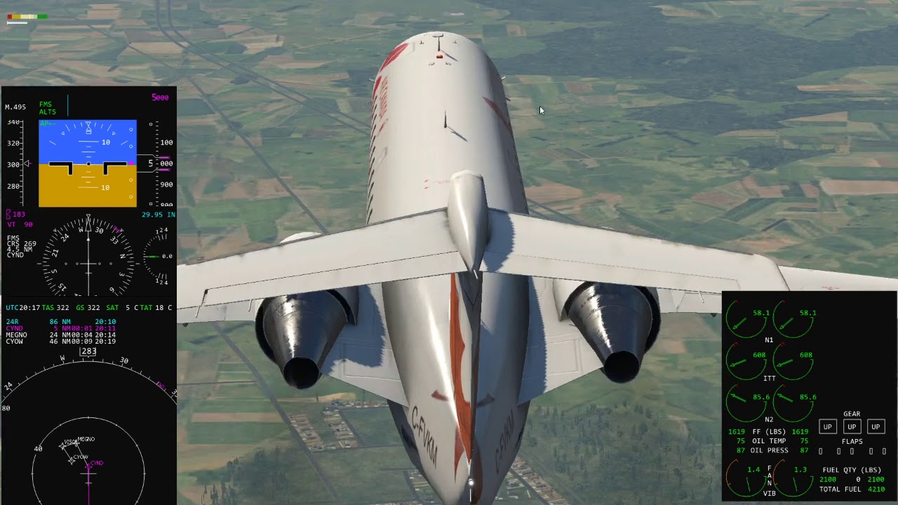 CYHU to CYOW w/ ILS Landing - YouTube