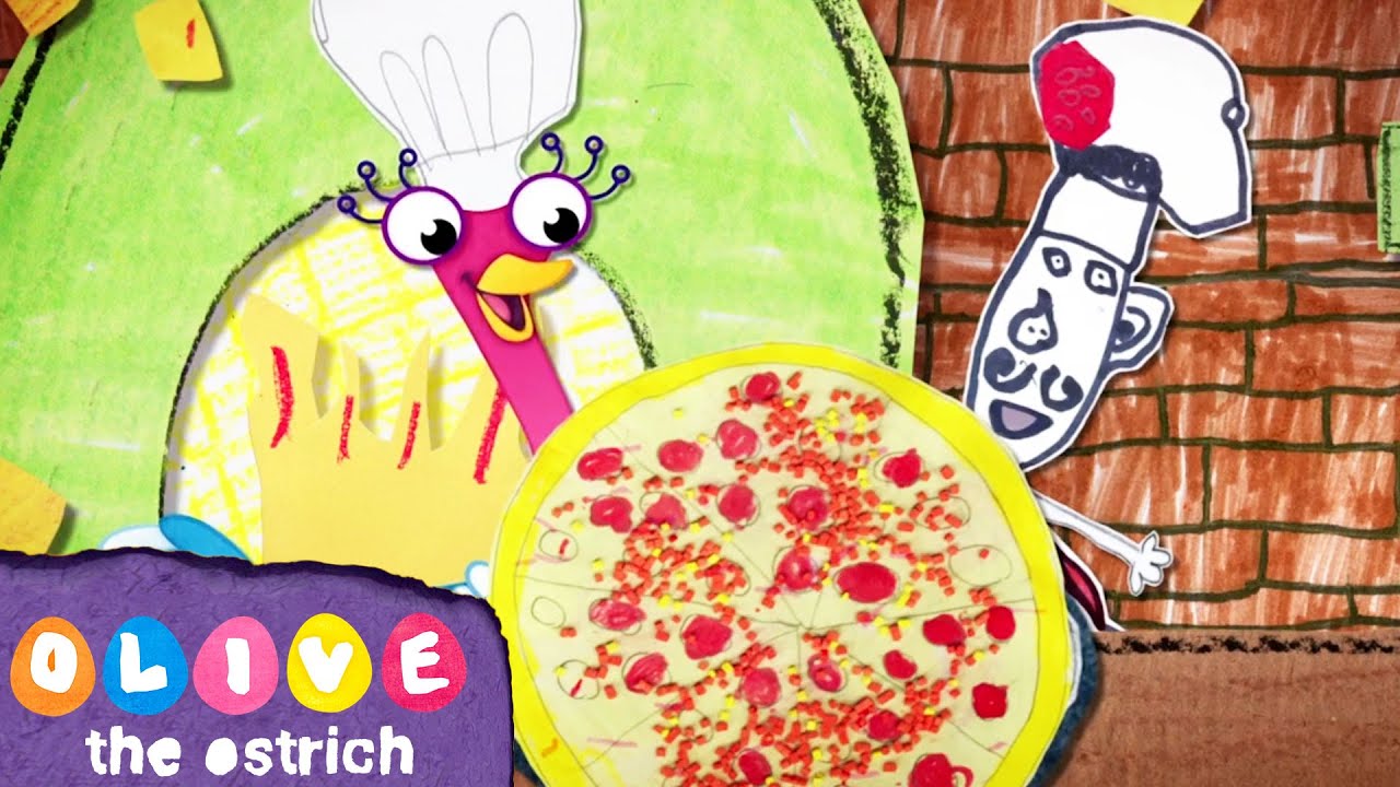 Olive the Ostrich | Olive and the Pizza Competition | Kids Cartoons ...