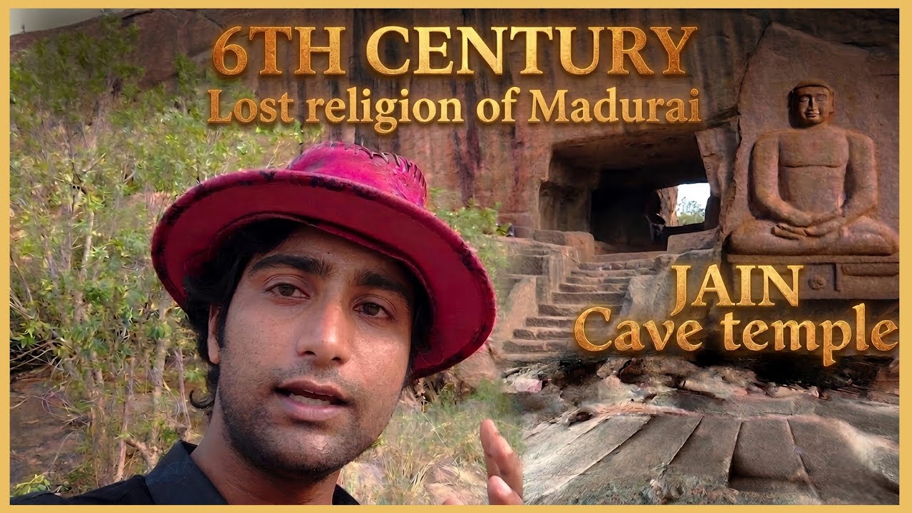 Visiting one of the oldest jain caves & beds in madurai - YouTube