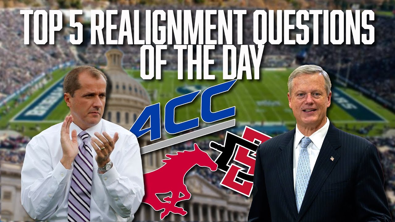 Top 5 Realignment Questions of the Day | Conference Realignment | NCAA ...