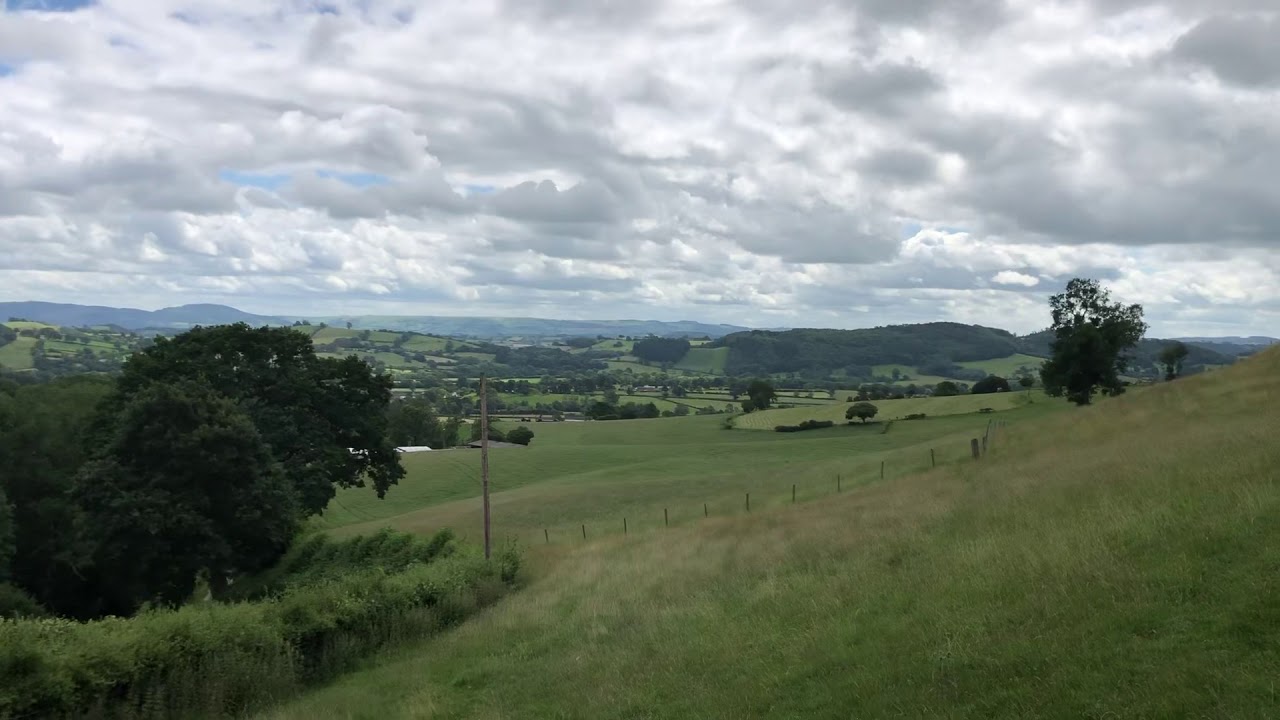 llanfechain village in wales - YouTube