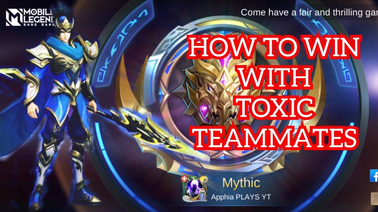 HOW TO WIN WITH TOXIC😥 TEAMMATES; MYTHIC RANKED; MLBB🔥🔥🔥 - YouTube