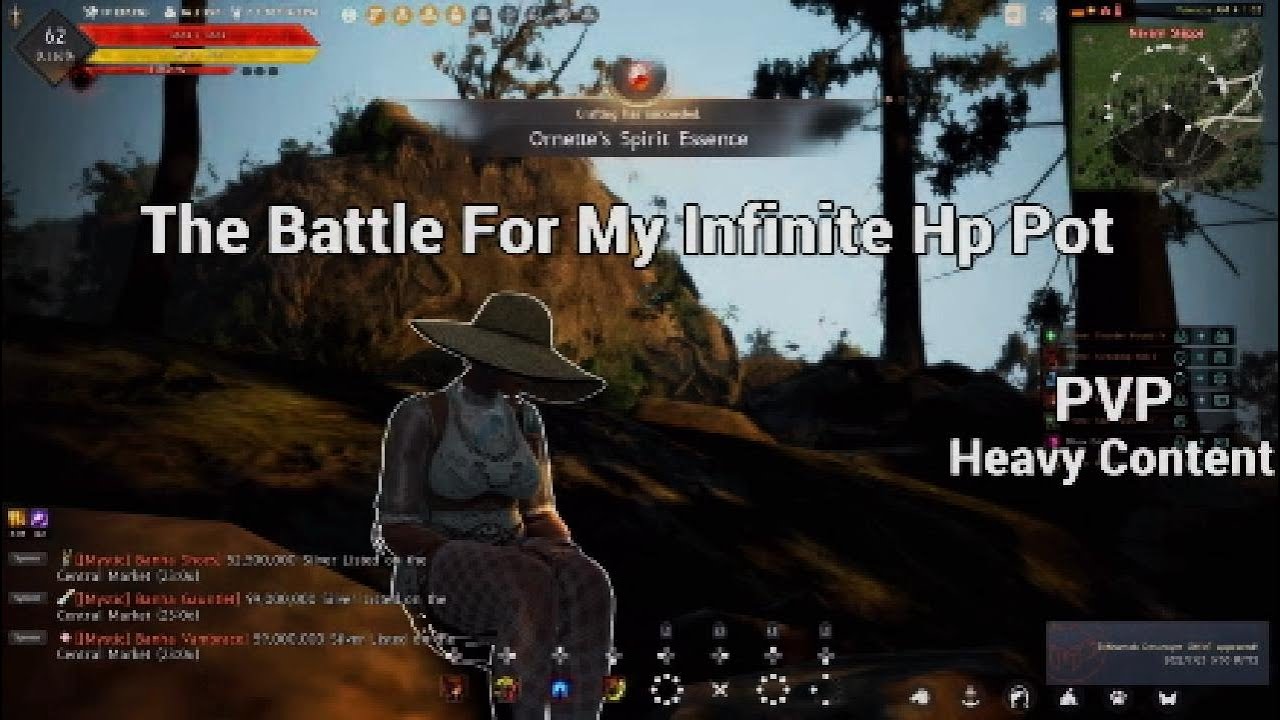 BDO Console - Battle For My Infinite Hp Pot 150-200 Hours - YouTube