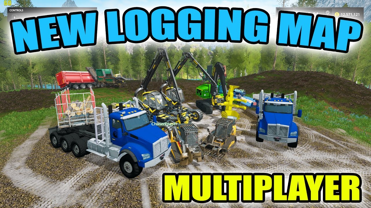 FARMING SIMULATOR 2017 | NEW LOGGING MAP | NEW EQUIPMENT | MULTIPLAYER ...
