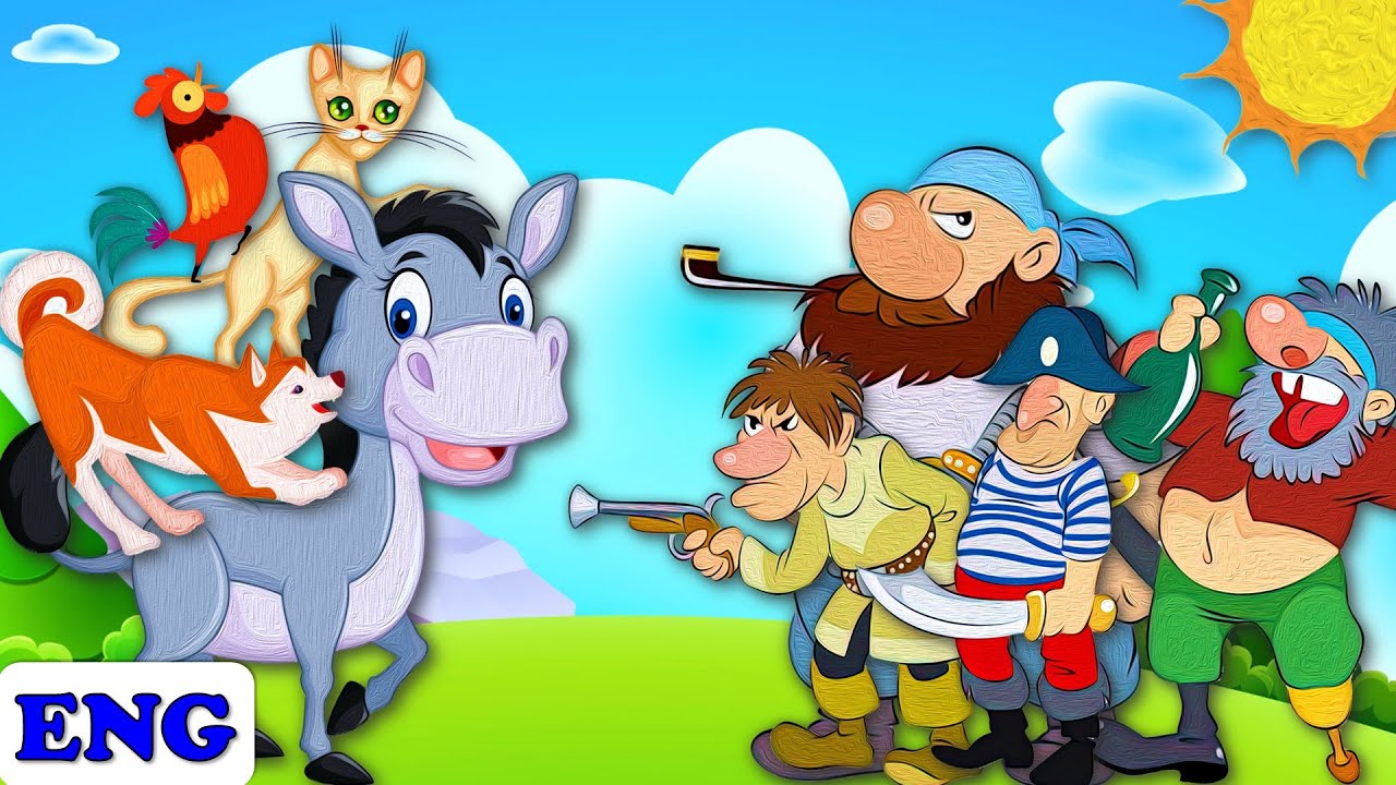 The Bremen Town Musicians | Bedtime stories and fairy tales for kids ...