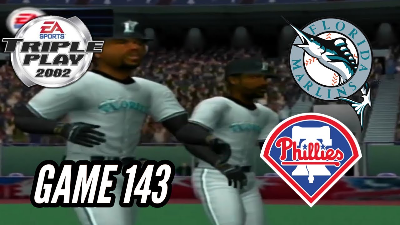 Triple Play Baseball 2002 Full Game sim: Marlins @ Phillies Game 142 ...