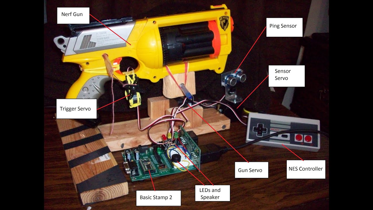 Nerf Sentry Gun - YouTube