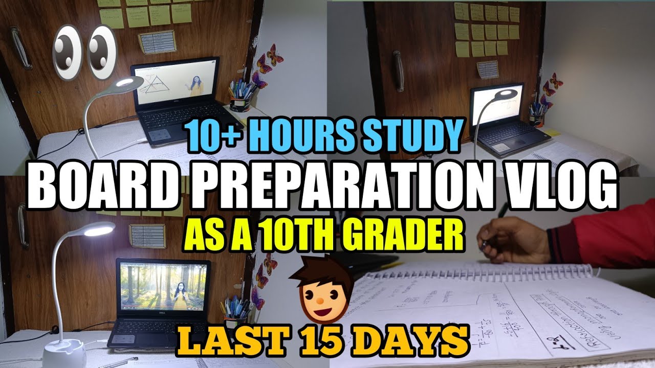 10TH HOURS STUDY VLOG | STUDY VLOG CLASS 10TH | STUDY VLOG - YouTube